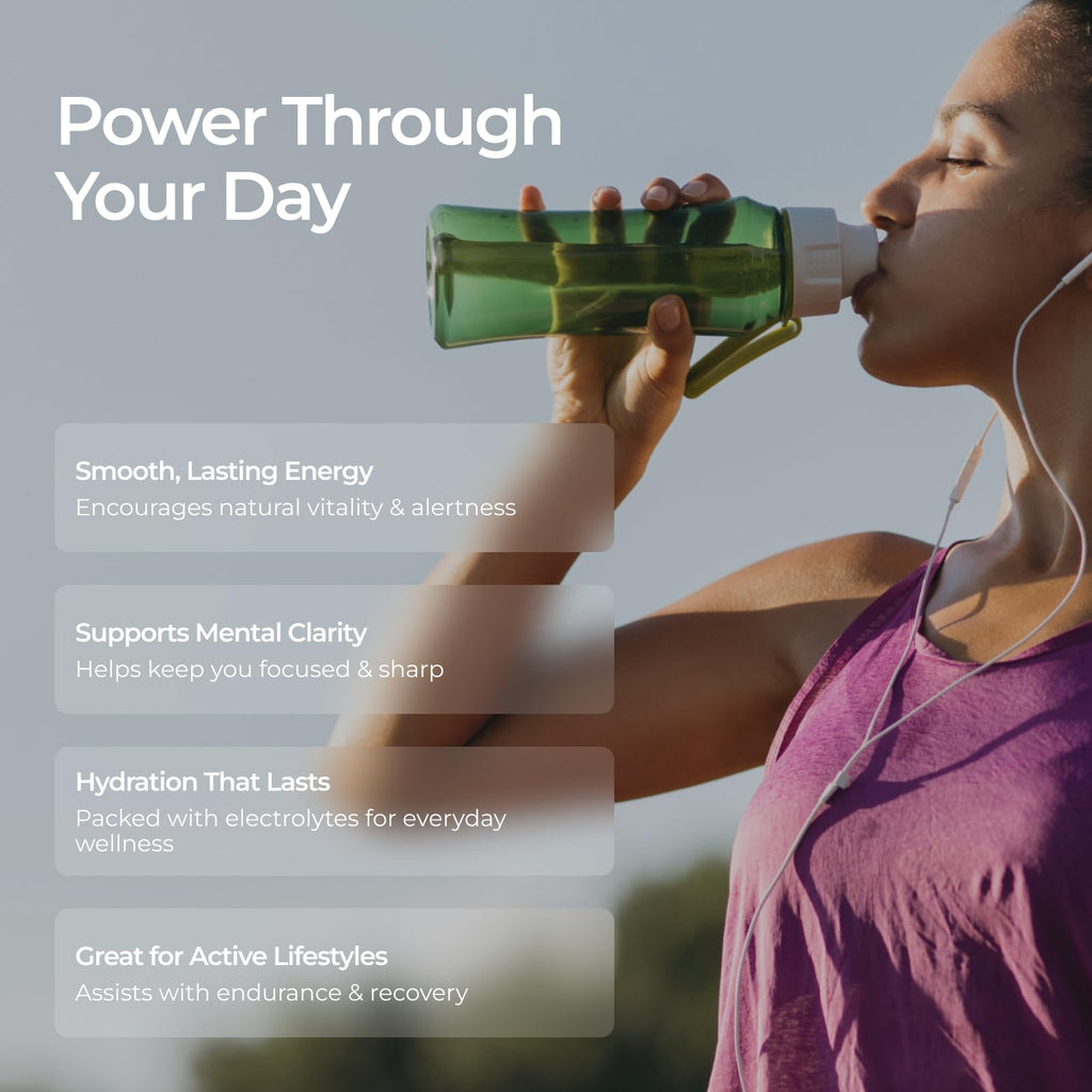 hydration support with electrolyte powder
