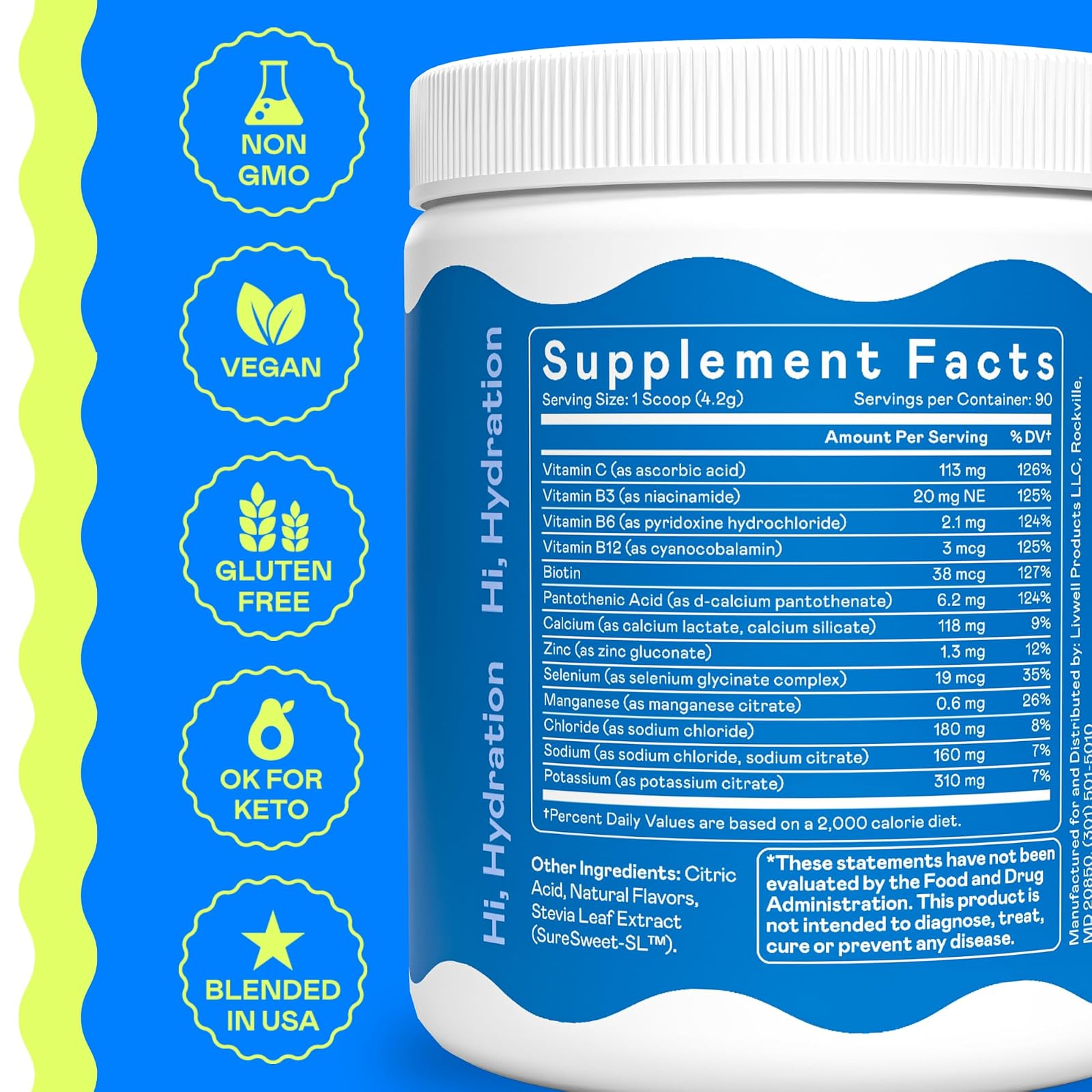 Hydration support with Hi-Lyte