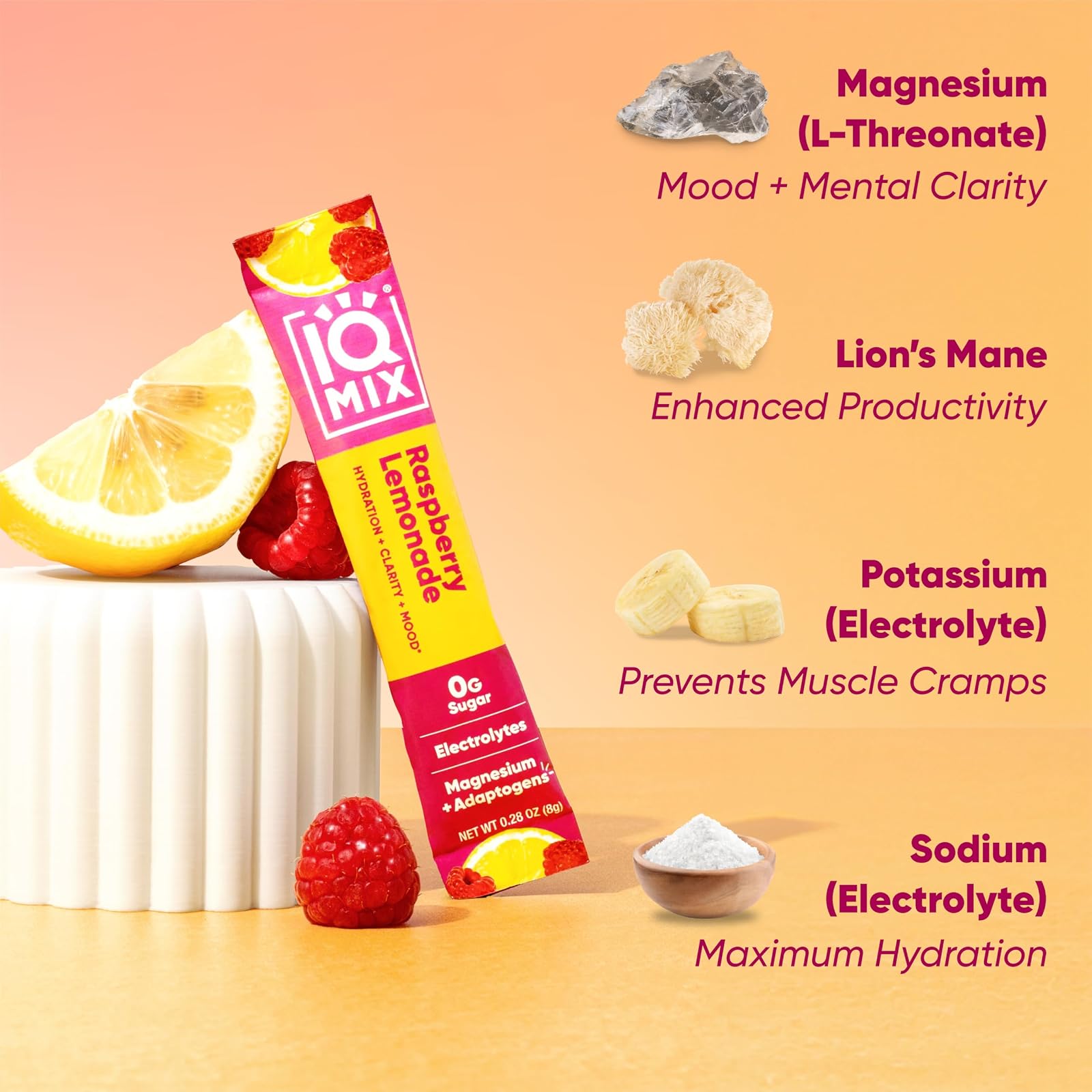 Hydration support with IQMIX electrolytes
