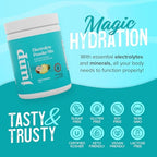 Hydration support with JUNP electrolyte powder