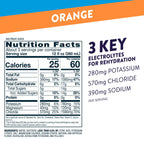 hydration support with Pedialyte orange