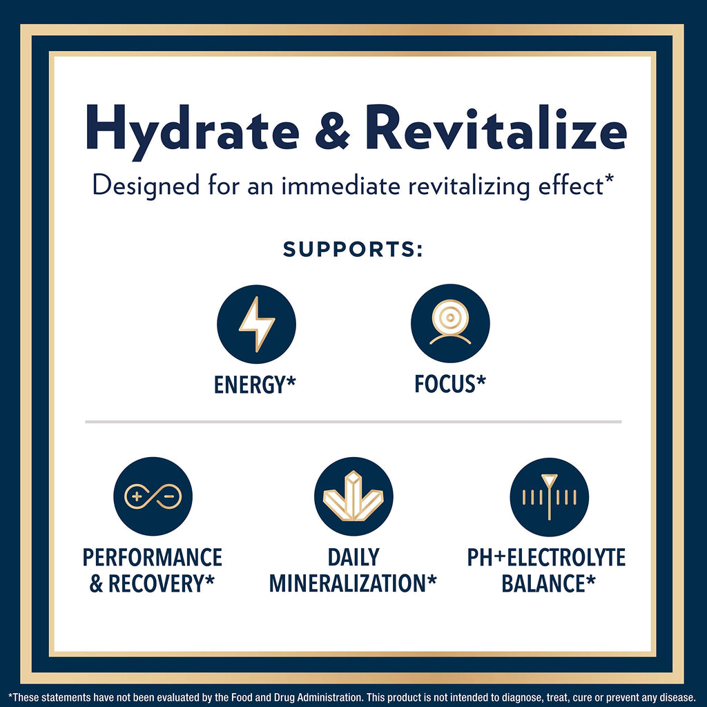 Hydration support with QuintEssential minerals