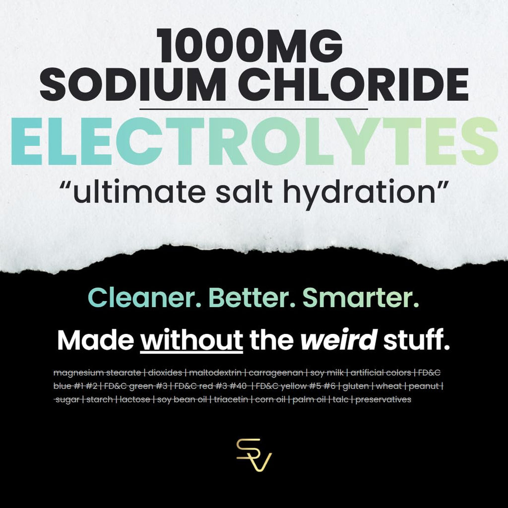 Hydration support with sodium capsules