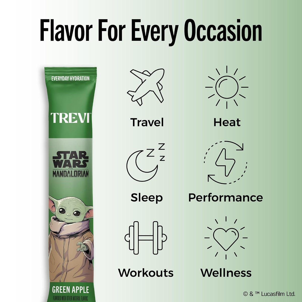 hydration support with TREVI packets