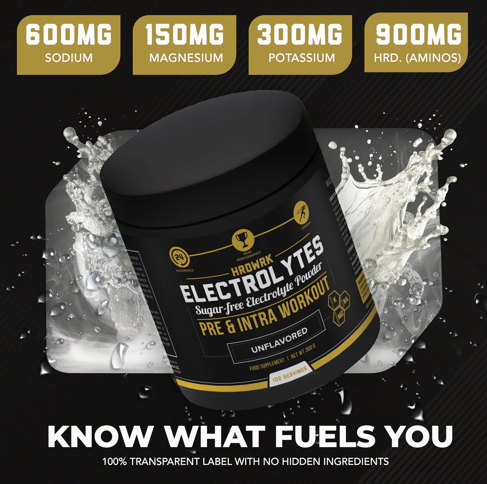 hydration with electrolyte powder
