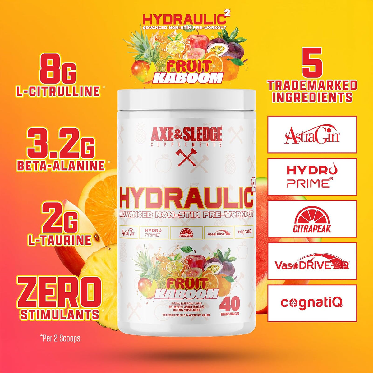 Hydraulic pre-workout for endurance