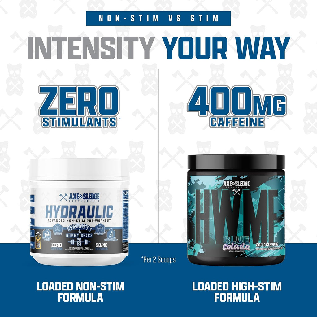 Hydraulic pre-workout for strength training