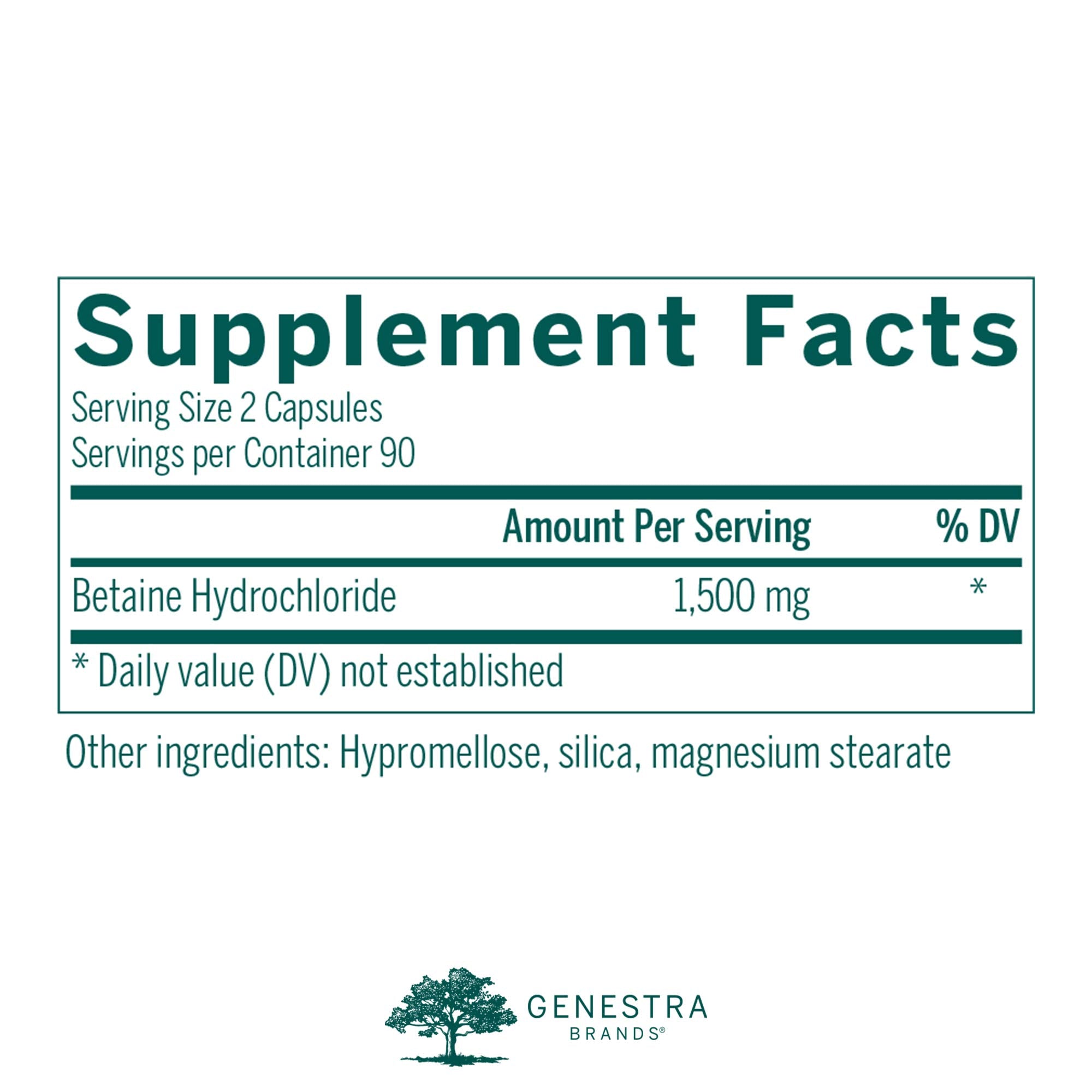 Hydrochloride supplement for gut health