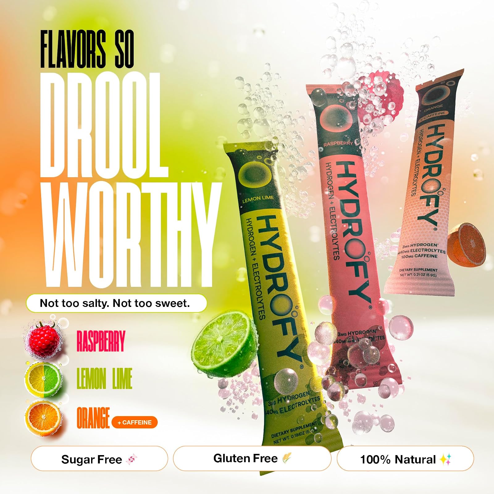 Hydrofy raspberry drink mix benefits