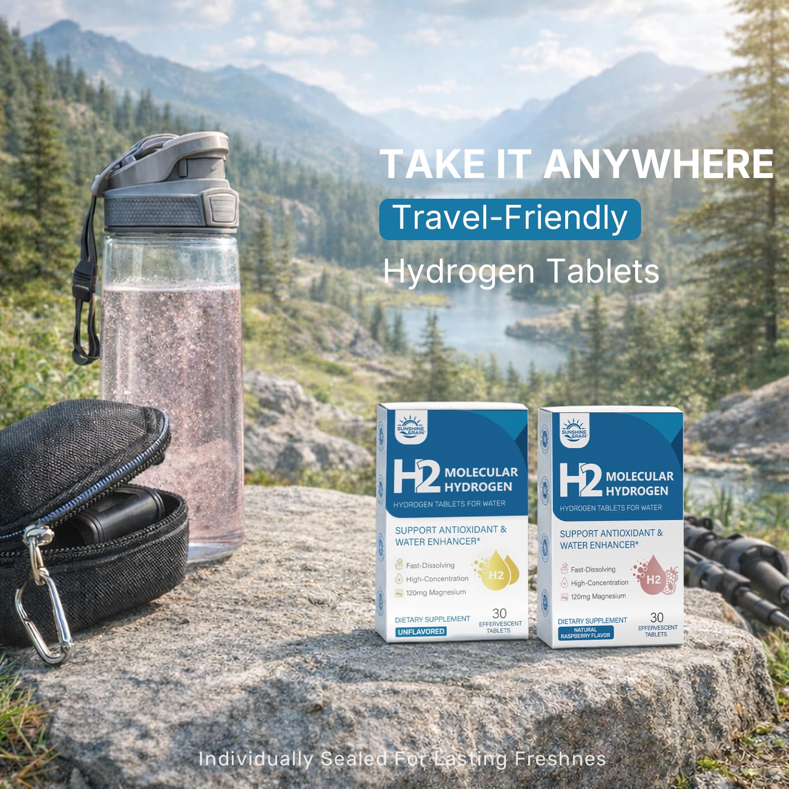 Hydrogen H2 for antioxidant support