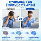 Hydrogen infused water tablets