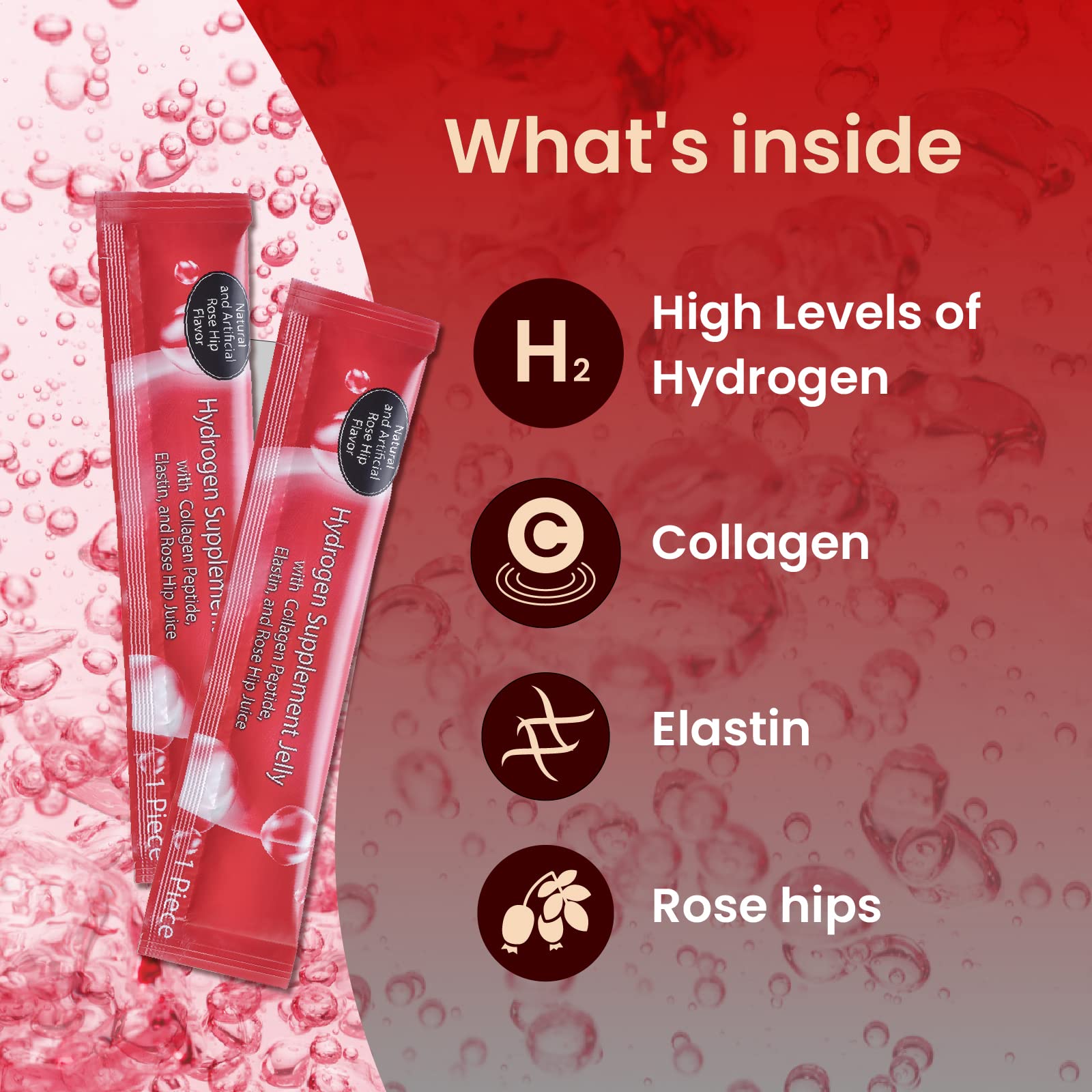 Hydrogen jelly for enhanced hydration