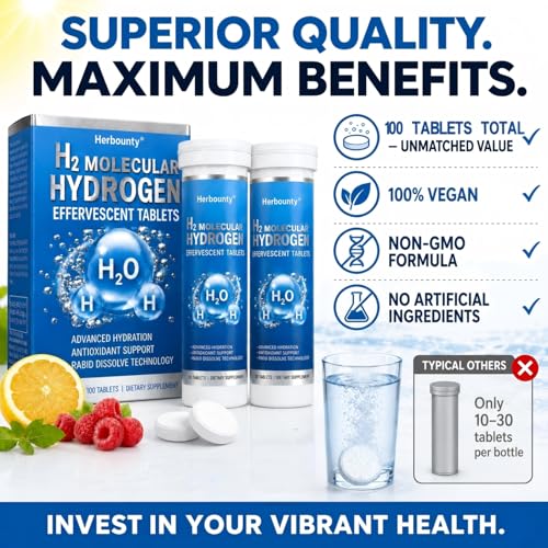 Hydrogen-rich supplement for active lifestyle