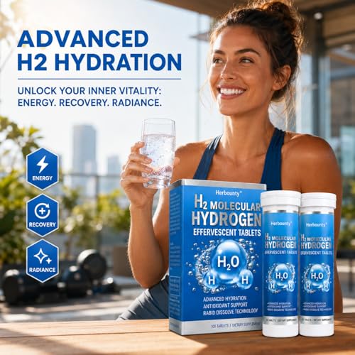 Hydrogen tablets for enhanced energy