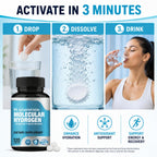 Hydrogen tablets for enhanced hydration