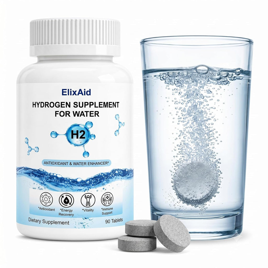 Hydrogen tablets for enhanced hydration