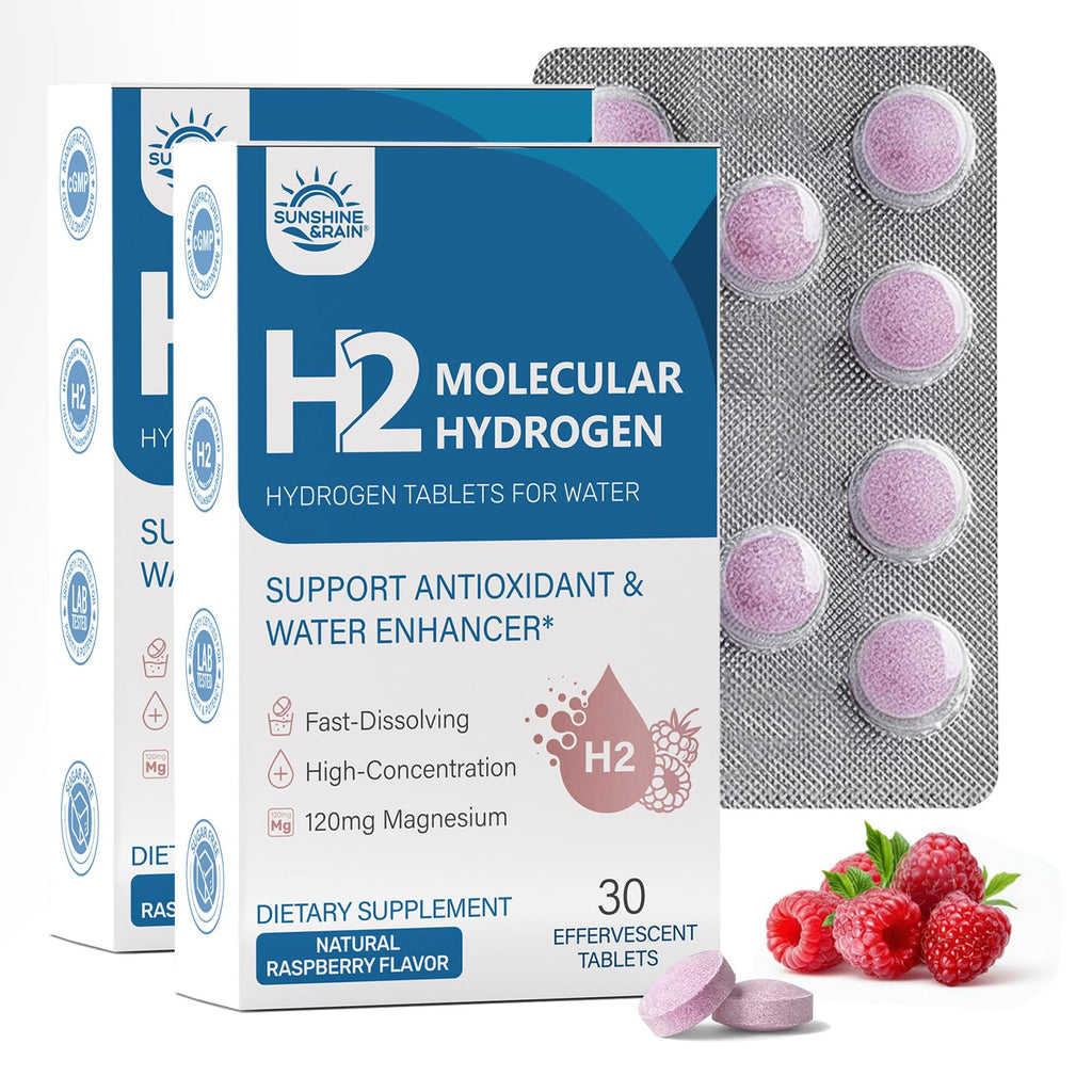 Hydrogen tablets for enhanced hydration