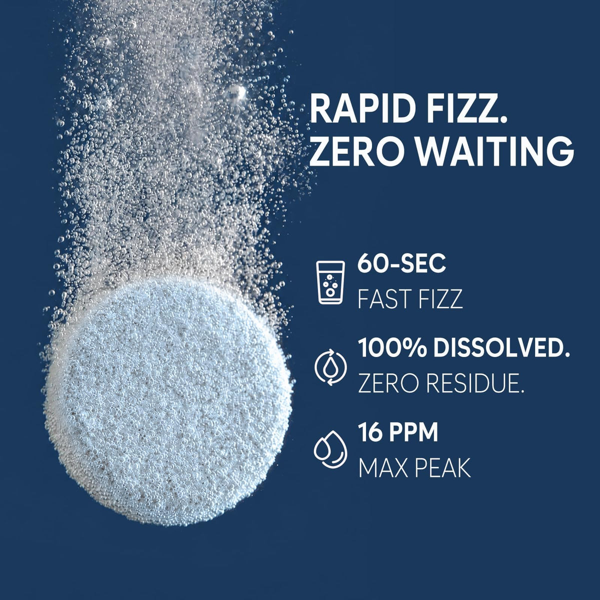 Hydrogen tablets for hydration boost