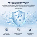 Hydrogen tablets for improved athletic performance