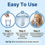 Hydrogen tablets for improved wellness