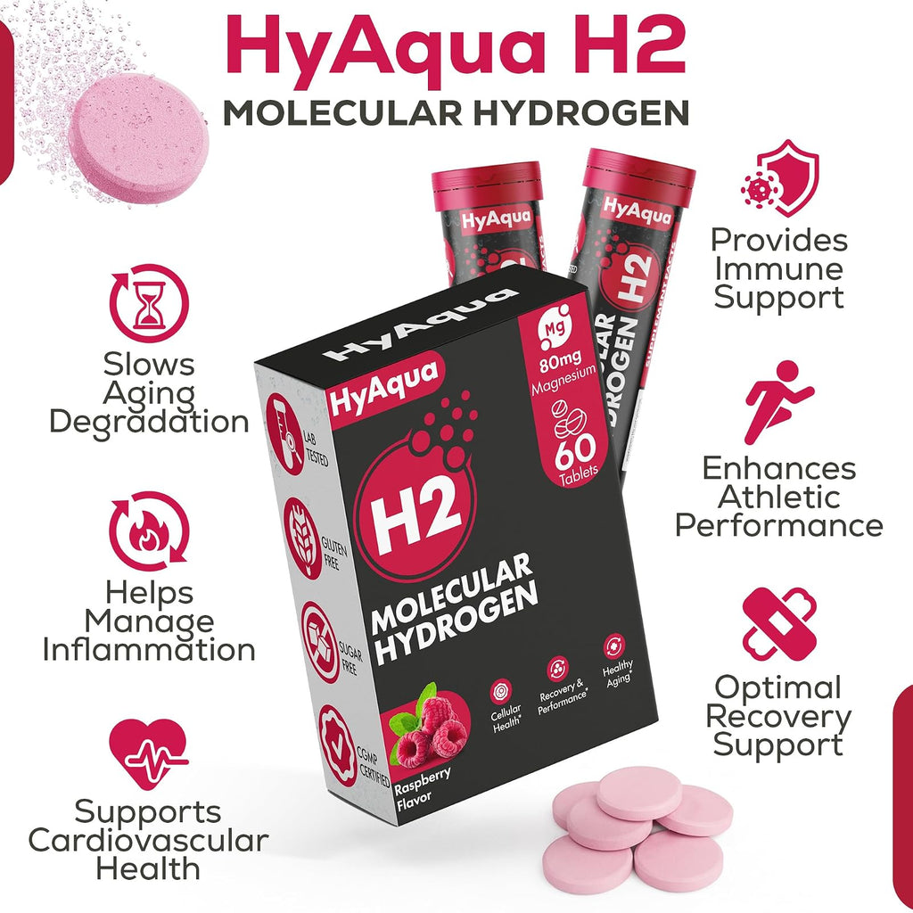 Hydrogen tablets for wellness support