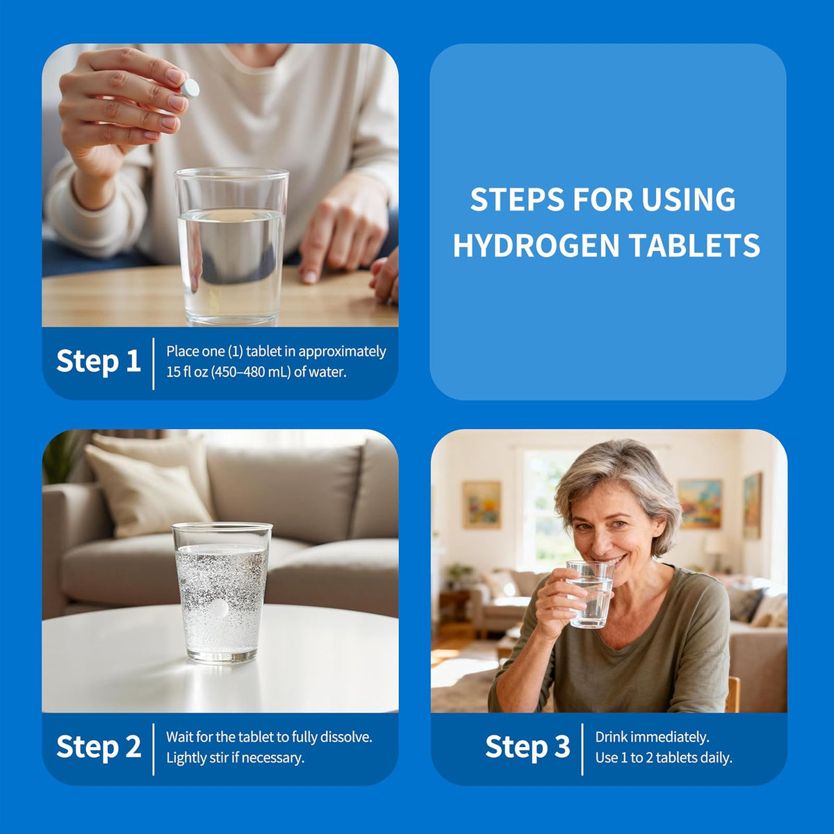 Hydrogen tablets support athletic performance