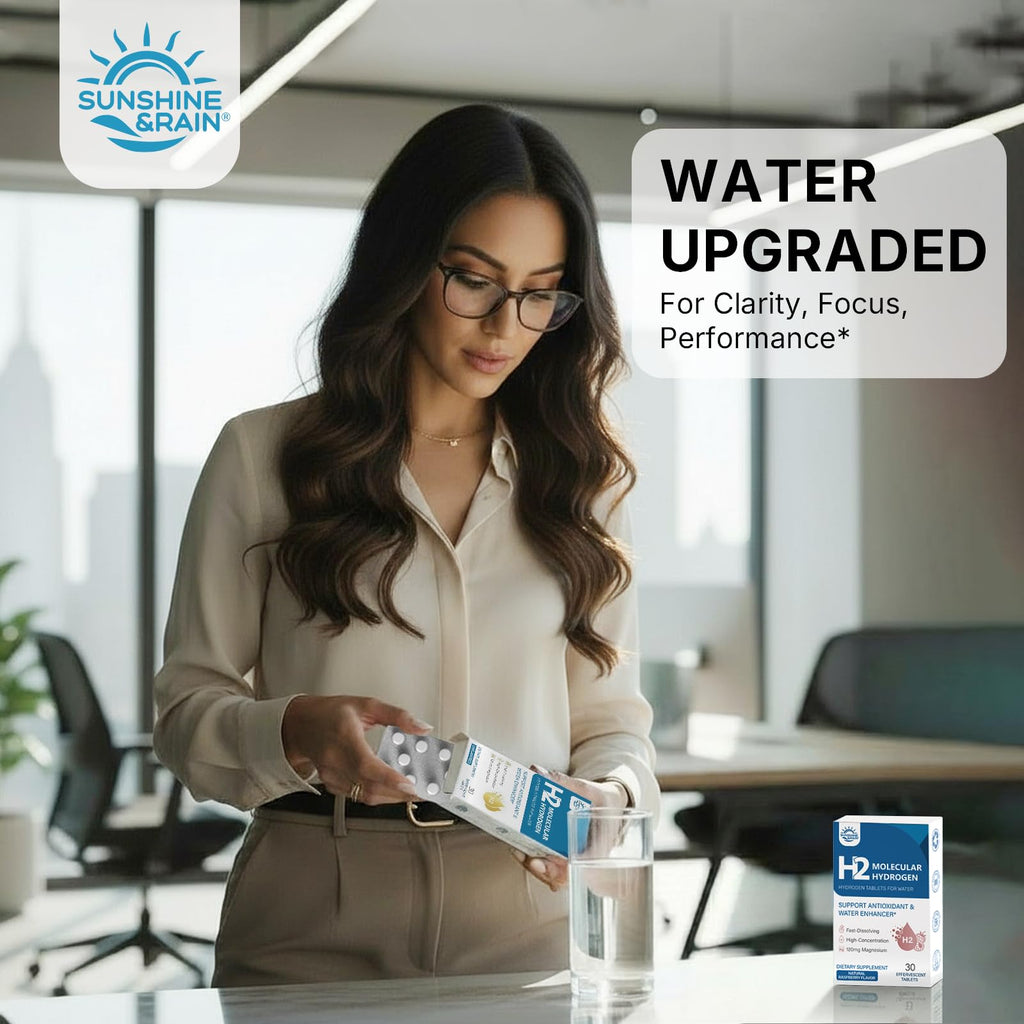 Hydrogen tablets support healthy metabolism