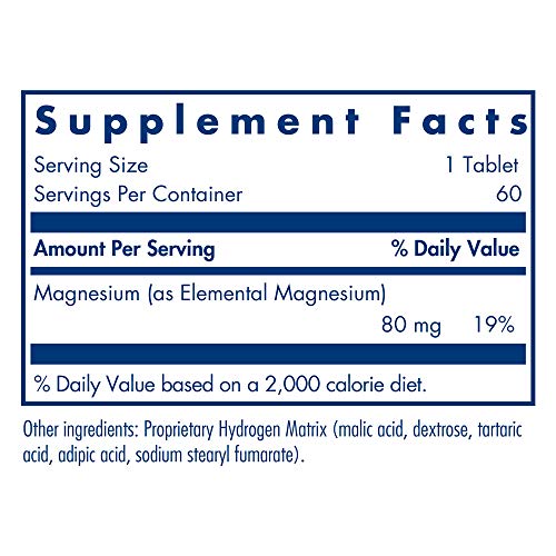 hydrogen tablets with magnesium benefits