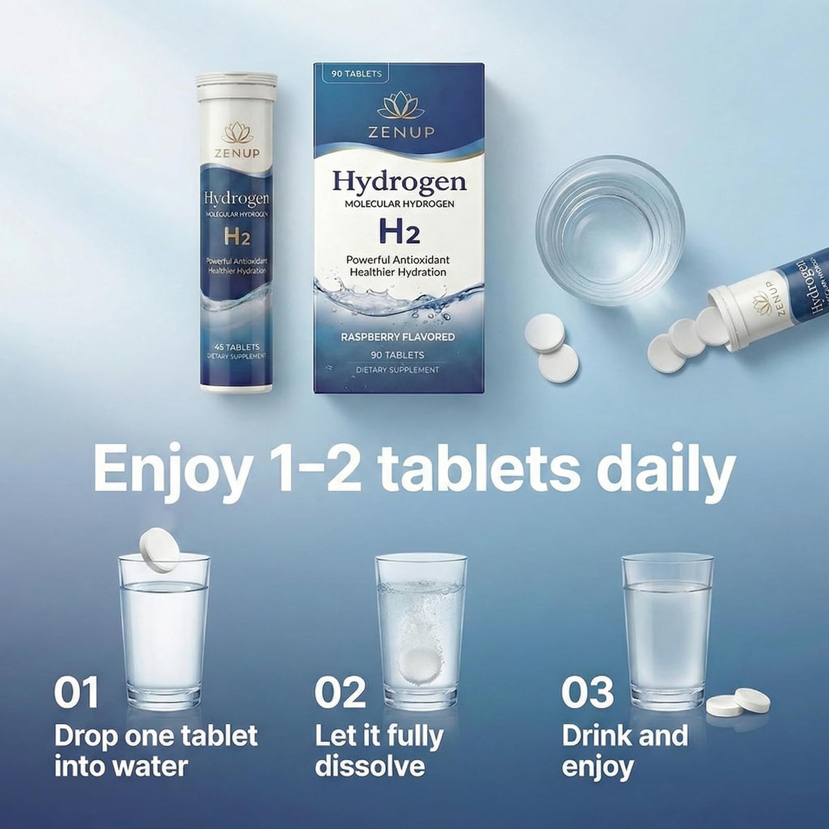 Hydrogen water for antioxidant protection
