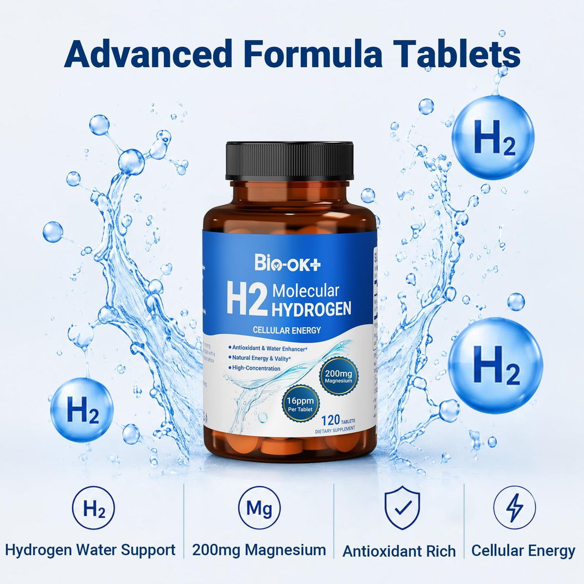 Hydrogen water for improved wellness