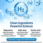 Hydrogen water tablets for active lifestyle