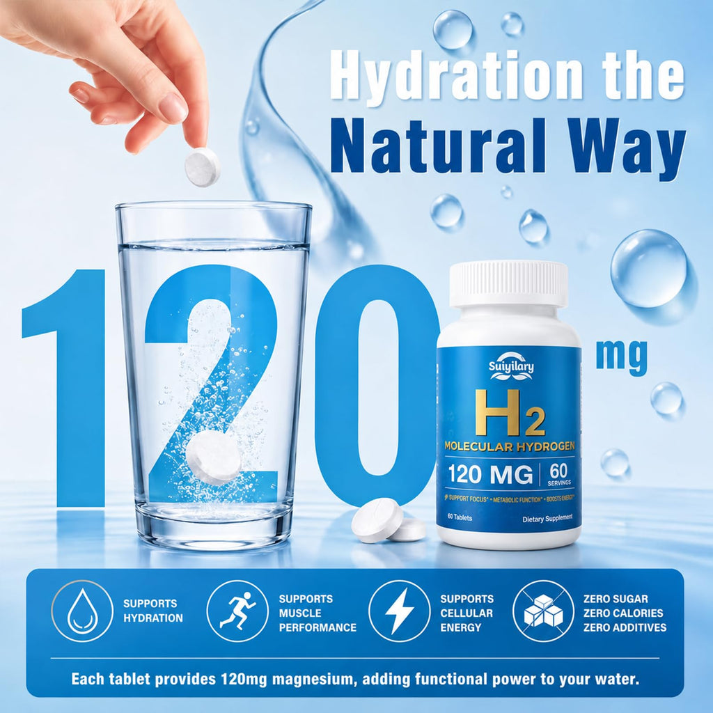 Hydrogen water tablets for daily use