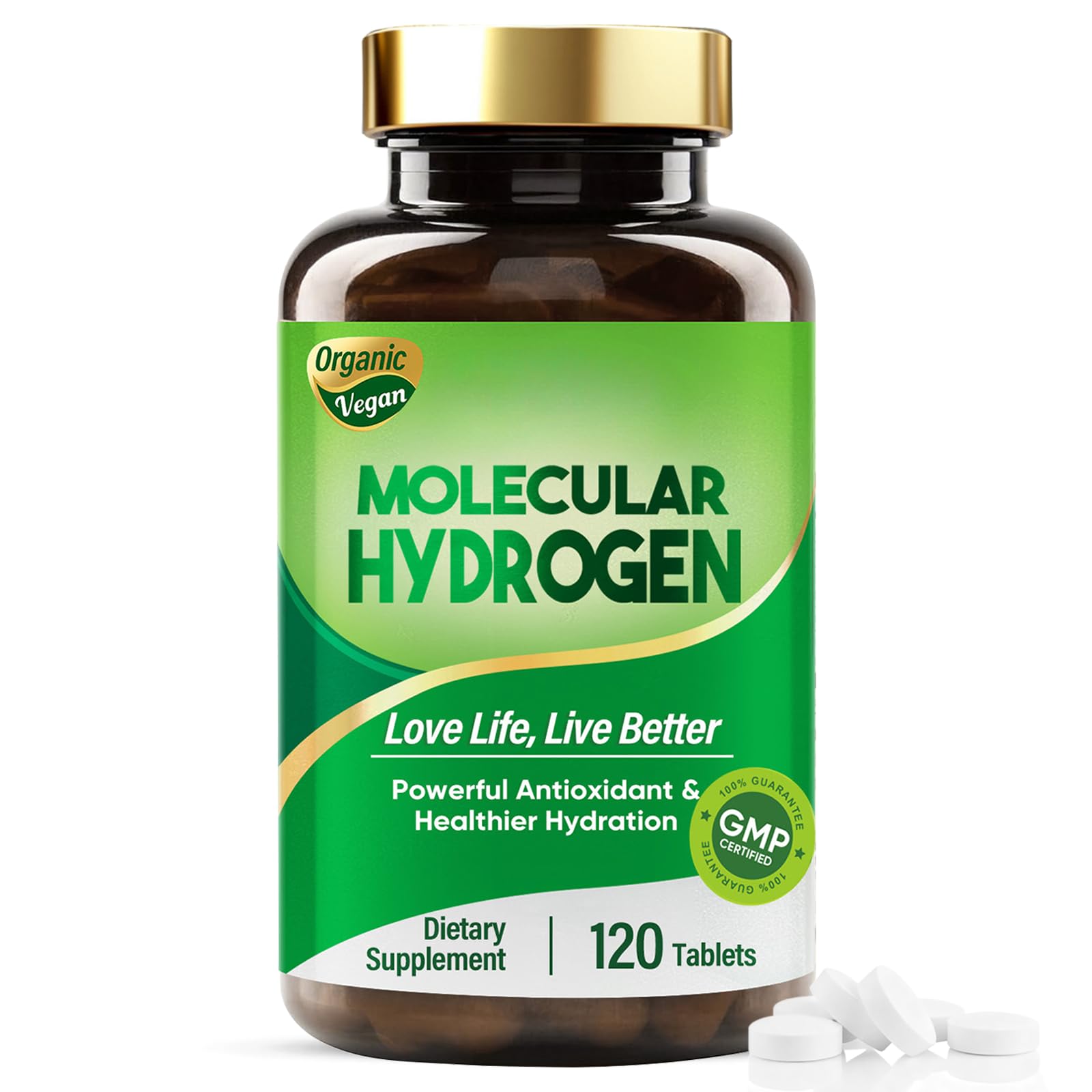 Hydrogen water tablets for hydration