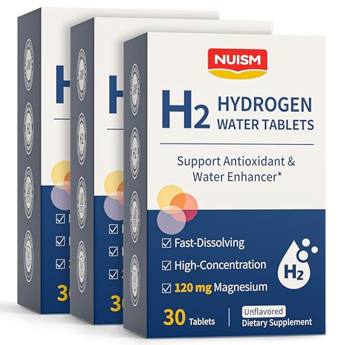 Hydrogen water tablets for hydration