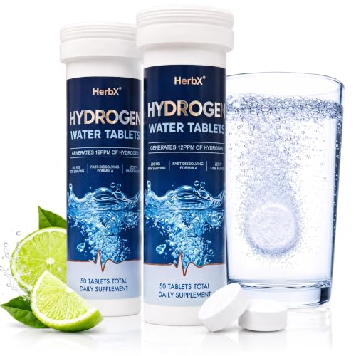 Hydrogen water tablets for hydration
