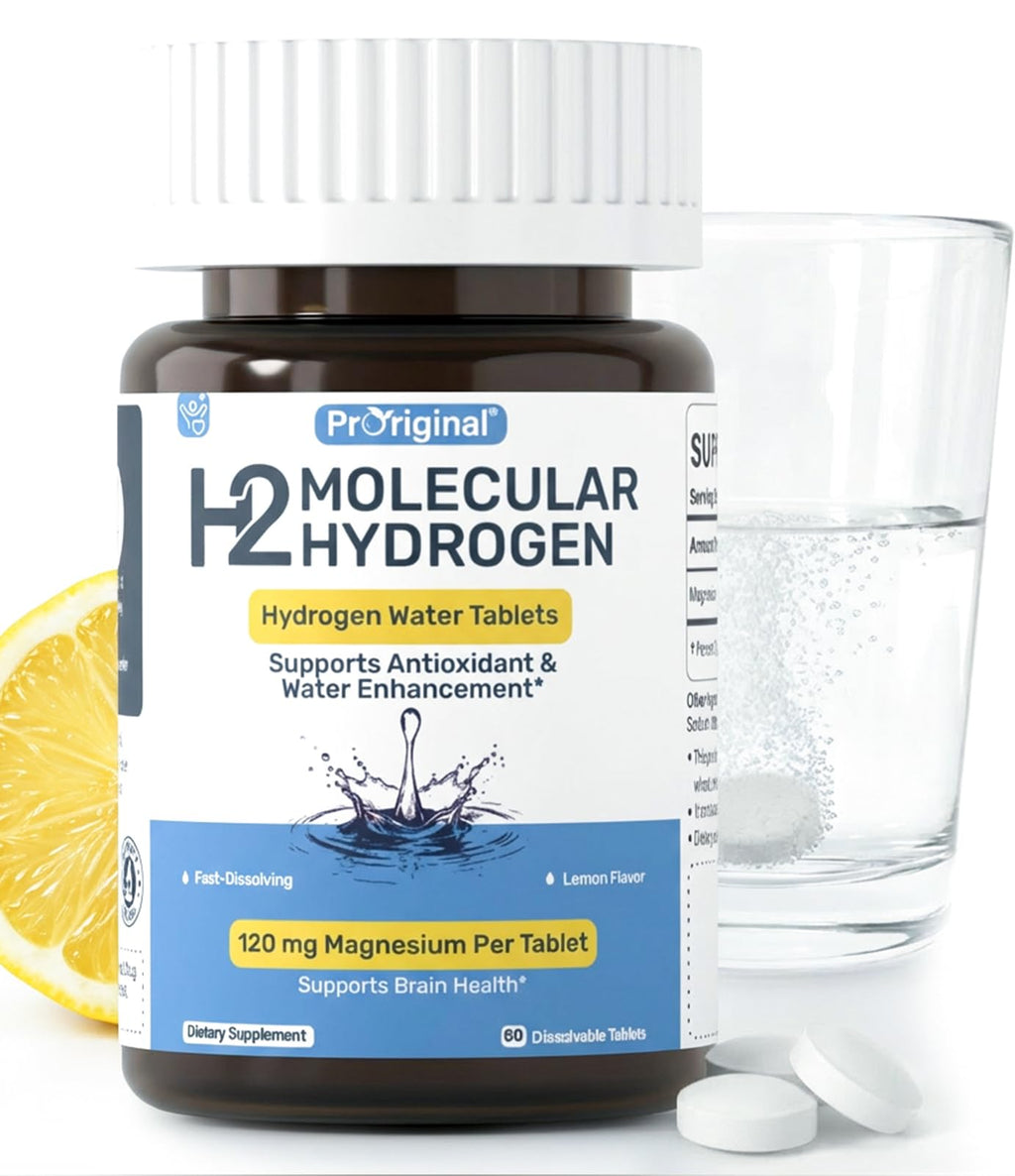 Hydrogen water tablets for hydration