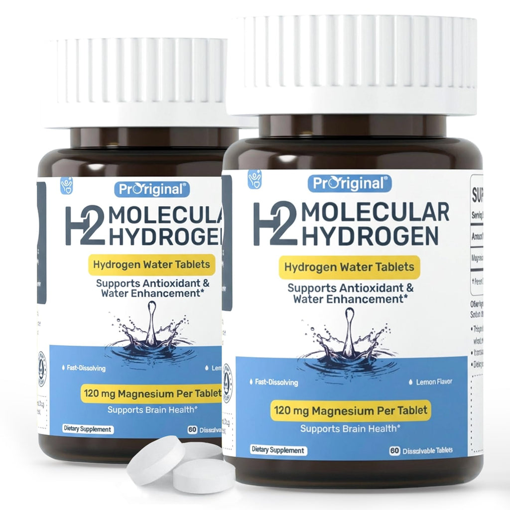Hydrogen water tablets for hydration