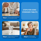 Hydrogen water tablets for wellness