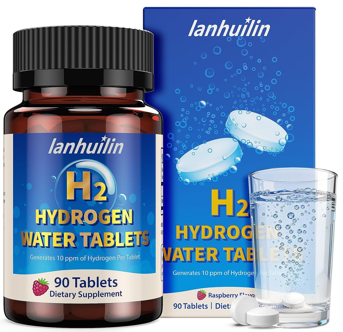 Hydrogen water tablets with magnesium