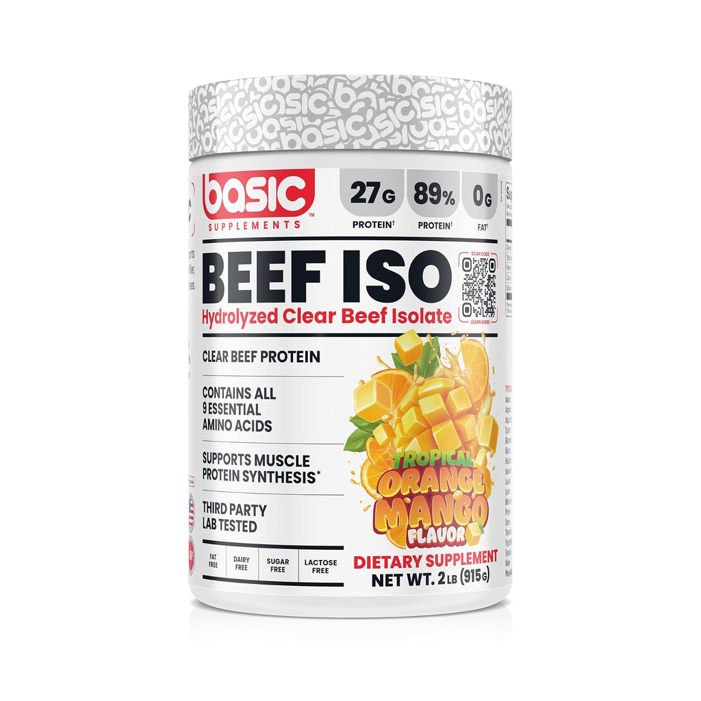 Hydrolyzed beef protein isolate powder
