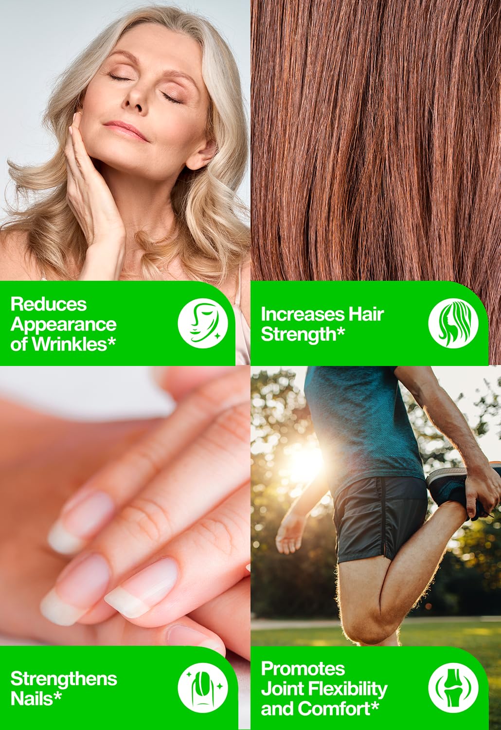 Hydrolyzed collagen for hair and nails