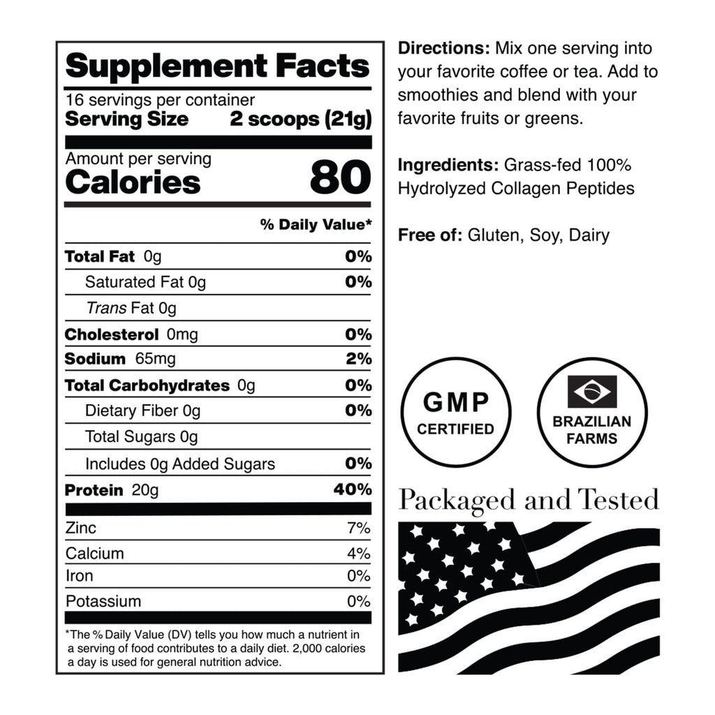 Hydrolyzed collagen for healthy skin