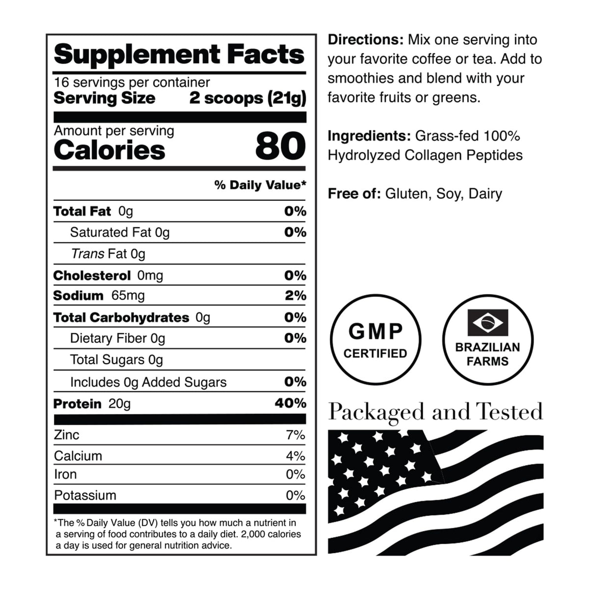 Hydrolyzed collagen for healthy skin