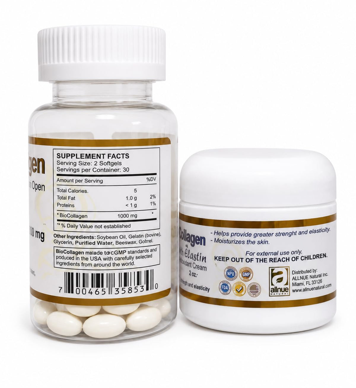 Hydrolyzed collagen for healthy skin