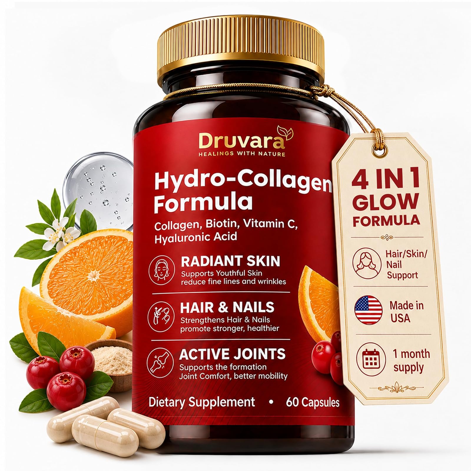 Hydrolyzed collagen for skin health