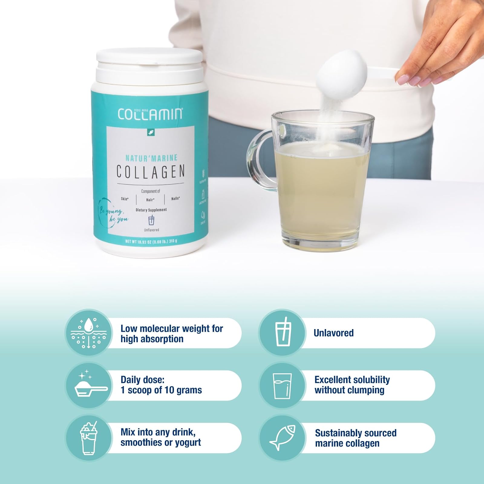 Hydrolyzed collagen for skin health
