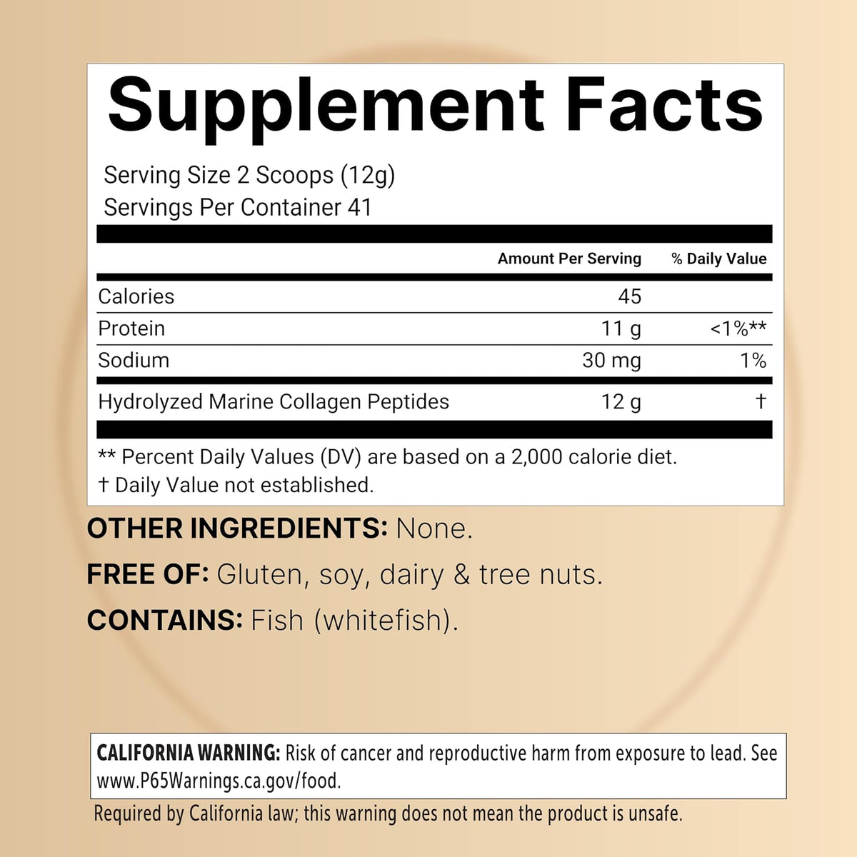 Hydrolyzed collagen for skin health