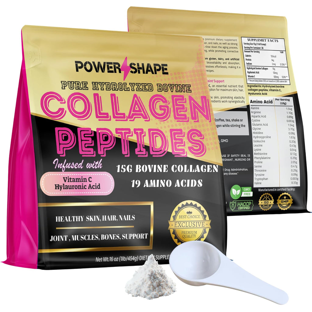Hydrolyzed collagen peptides for beauty