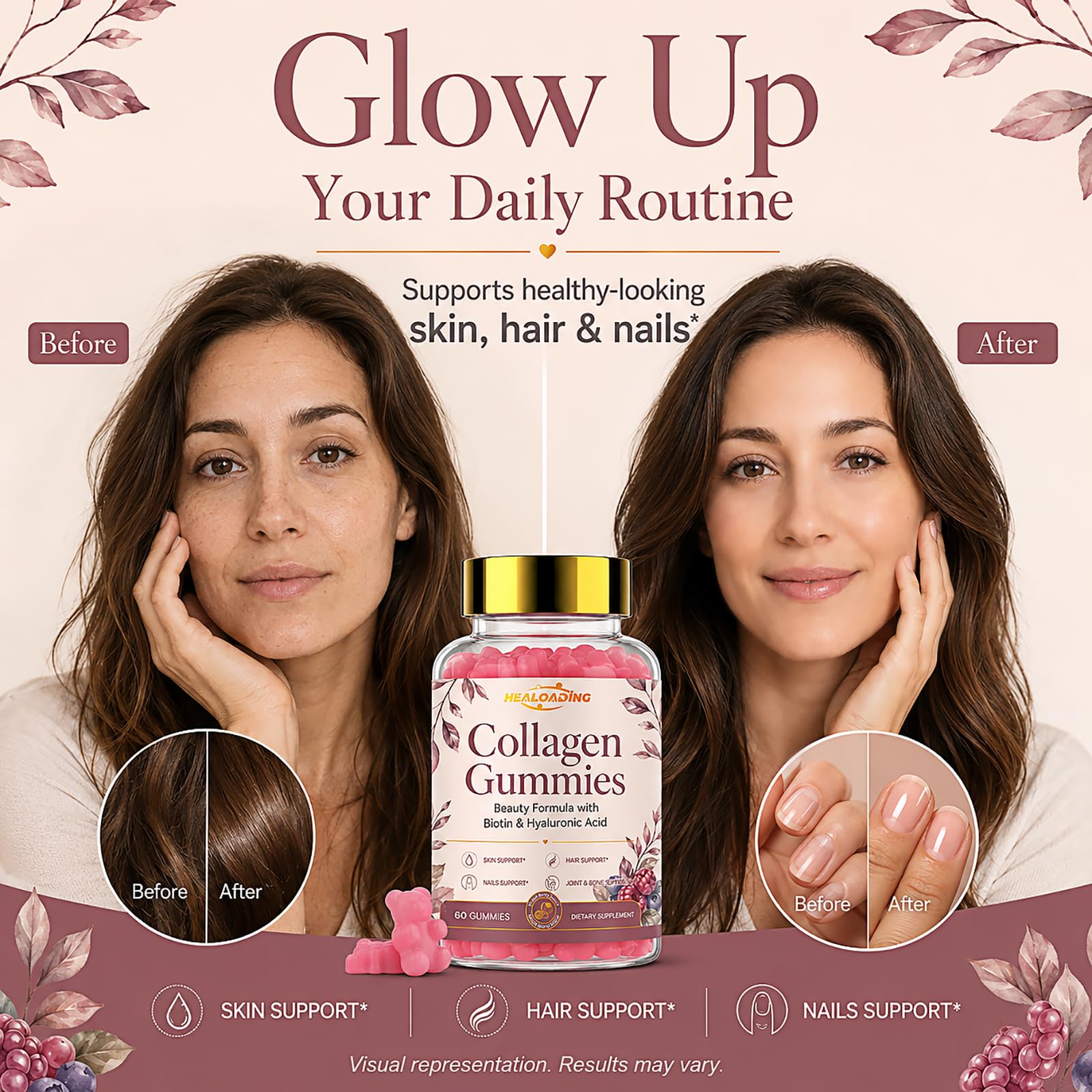 hydrolyzed collagen peptides for hair