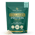Hydrolyzed collagen peptides for skin